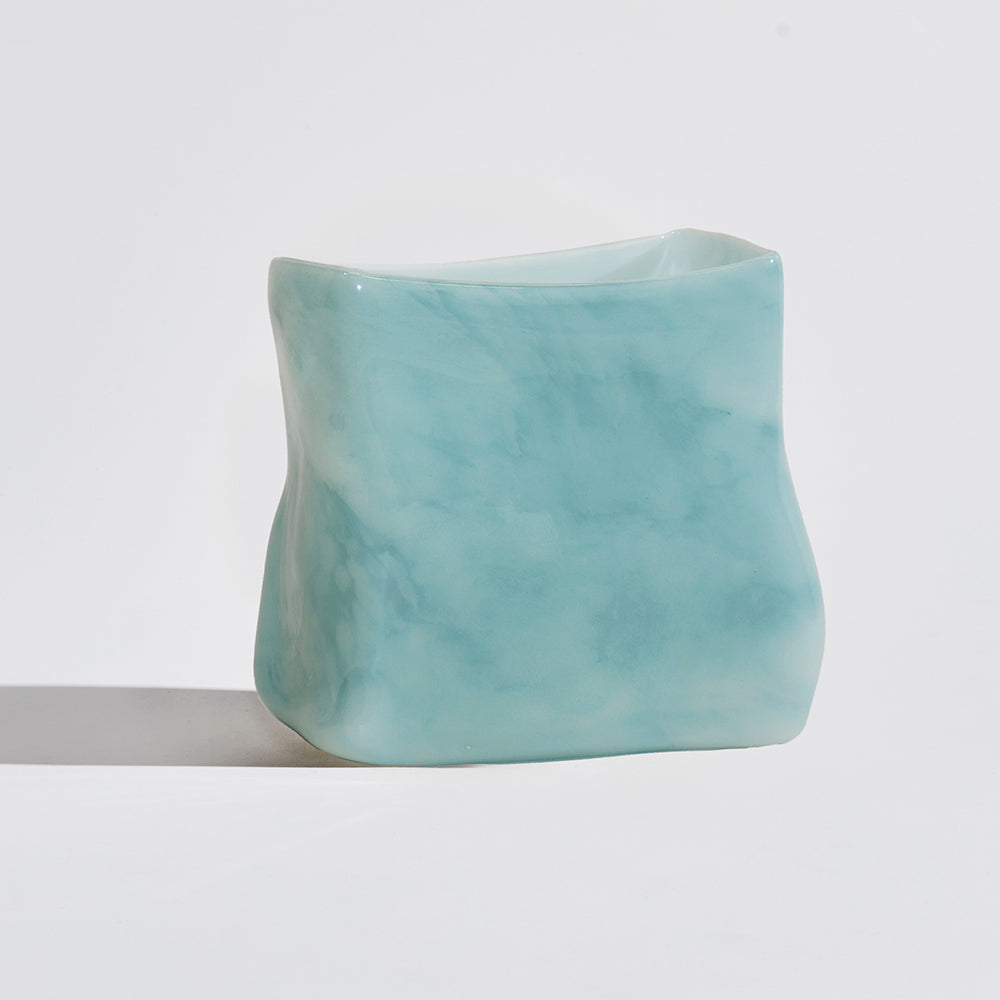 Jaffa Short Aqua Vase – KAS Australia