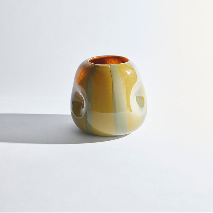 Candy Small Khaki Vase – KAS Australia