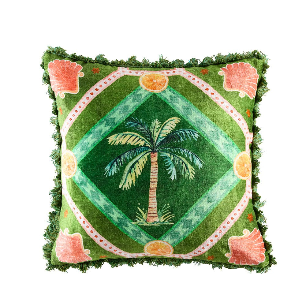 Palm Cove Green Cushion – KAS Australia